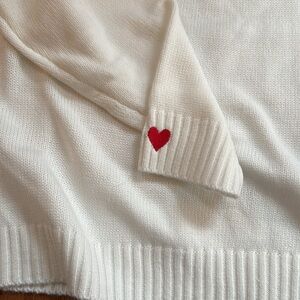 Sweaters | Classic Crewneck Heart Embroidered Sweater | Poshmark